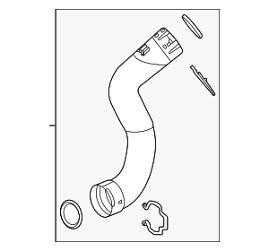 2020-2025 GM Inter-Cooler Hose 60009112 | Capital Chevy Parts