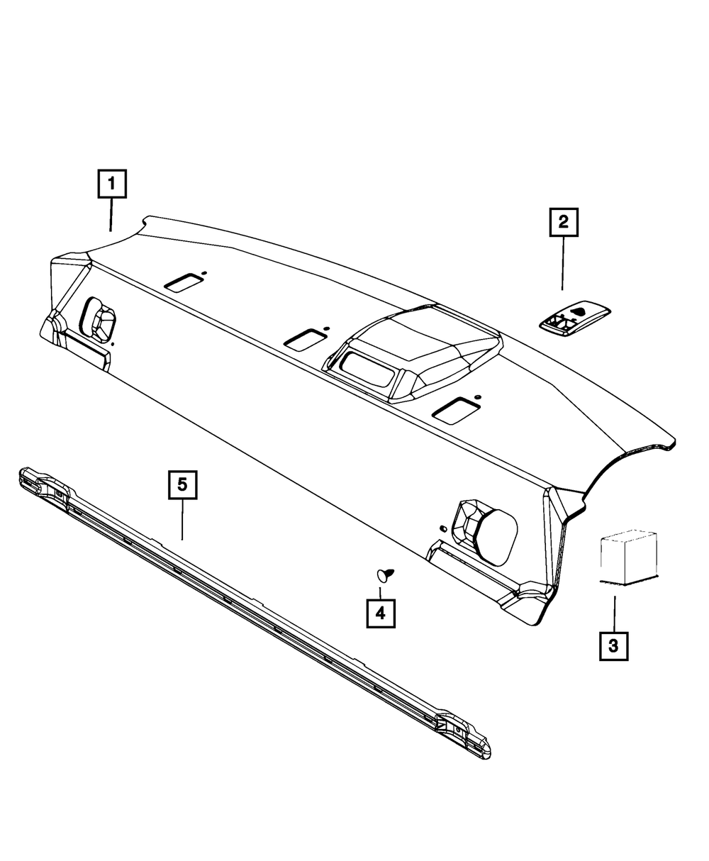 68316996AB - Trim Bracket 2021-2023 Dodge Challenger | The Official ...
