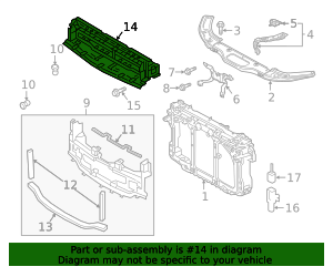 2018-2021 Mazda 6 | Grille | GSH7-50-R10 | Mazda Online Parts
