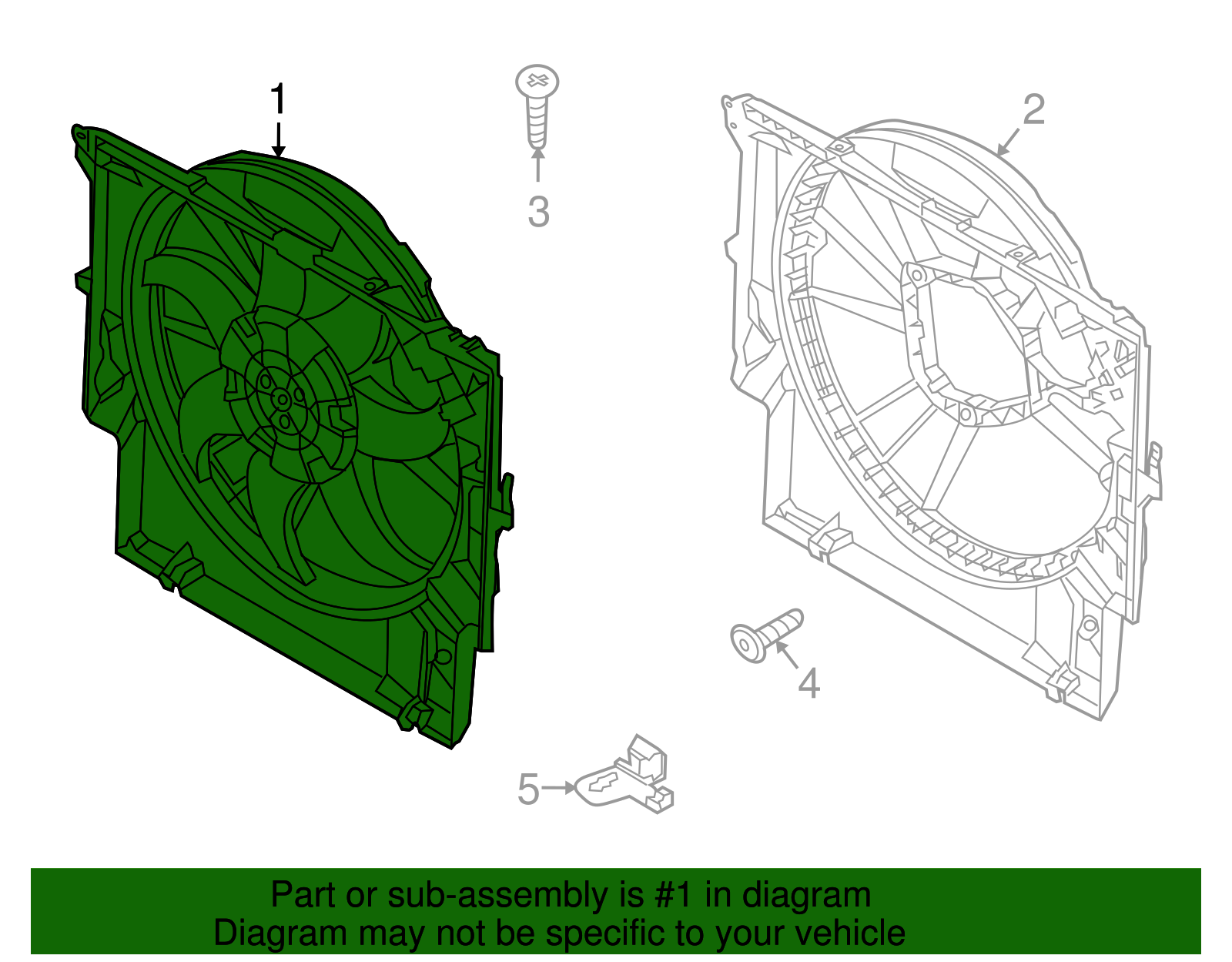 17-42-5-A3F-109 - Engine Cooling Fan Assembly | Buy BMW Parts Now