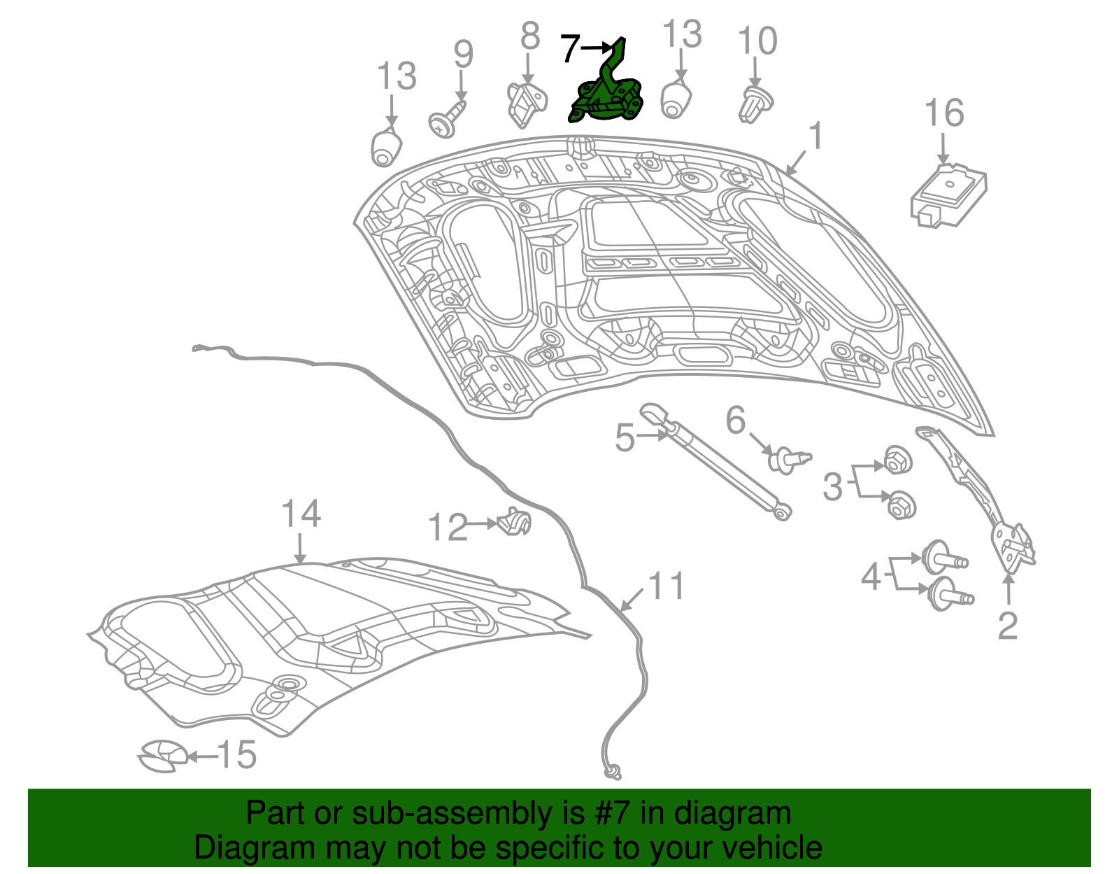 2011-2013 Ram 1500 Latch 04589707AD | Mopar Parts Canada