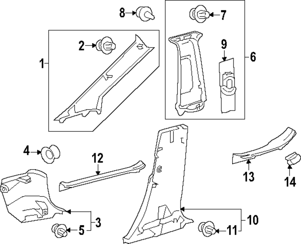 2023-2025 Toyota Sill Trim 67918-47100-C0 | Toyota Parts Center
