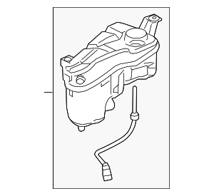 Genuine OEM Expansion Tank Part# LR024296 Fits 2012-2017 Land Rover: Up ...