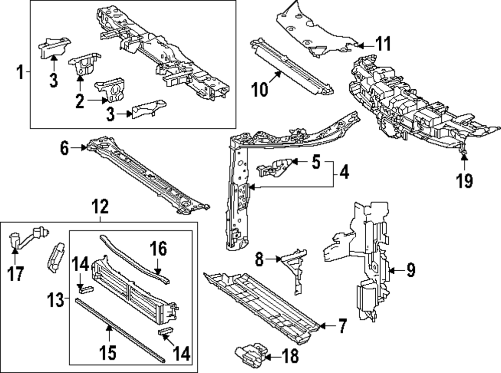 53180-33092 - Shutter Assembly - 2023-2025 Toyota Crown | OEM Genuine ...