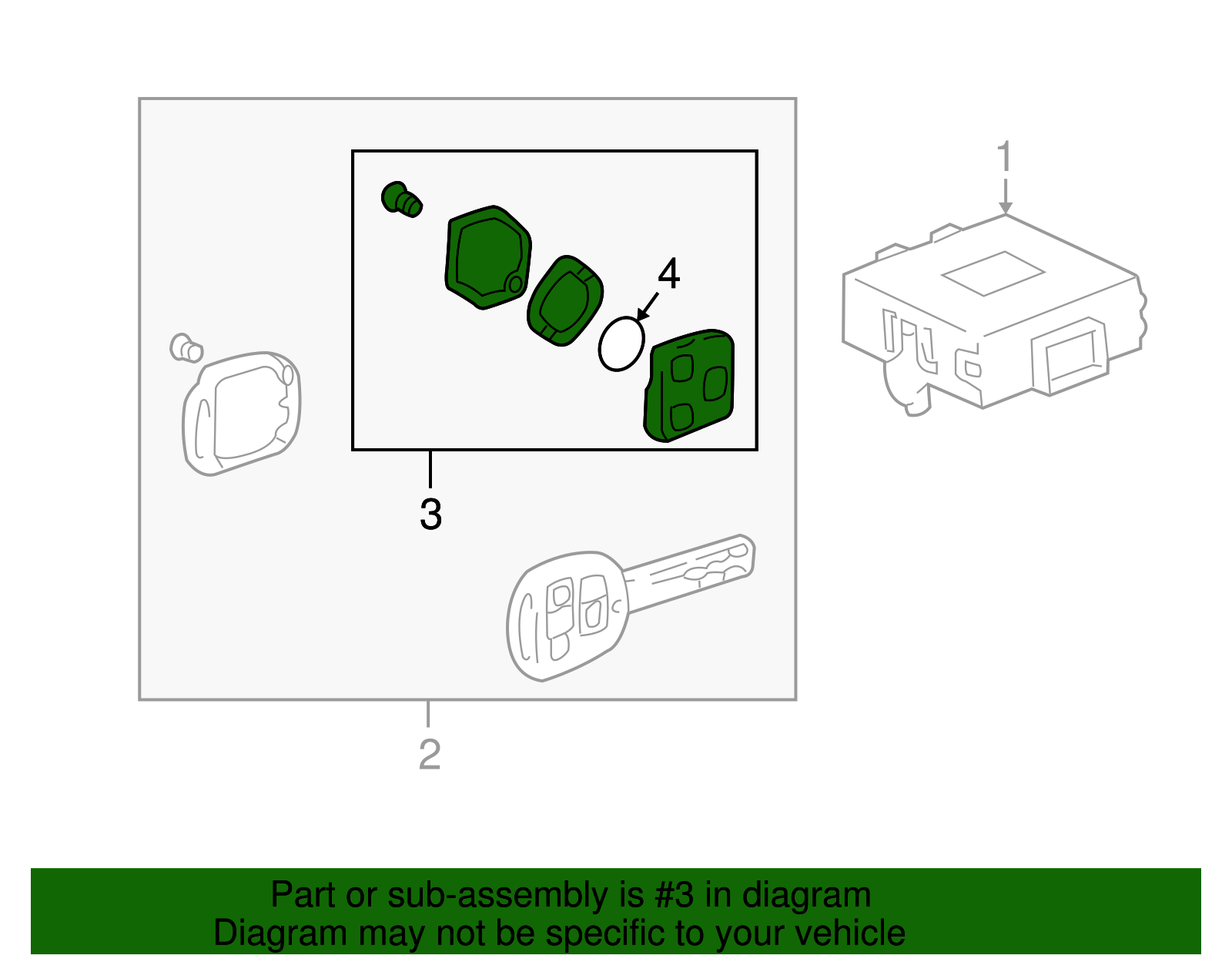 2003-2004 Toyota Land Cruiser Module 89071-60150 | Toyota Parts Center