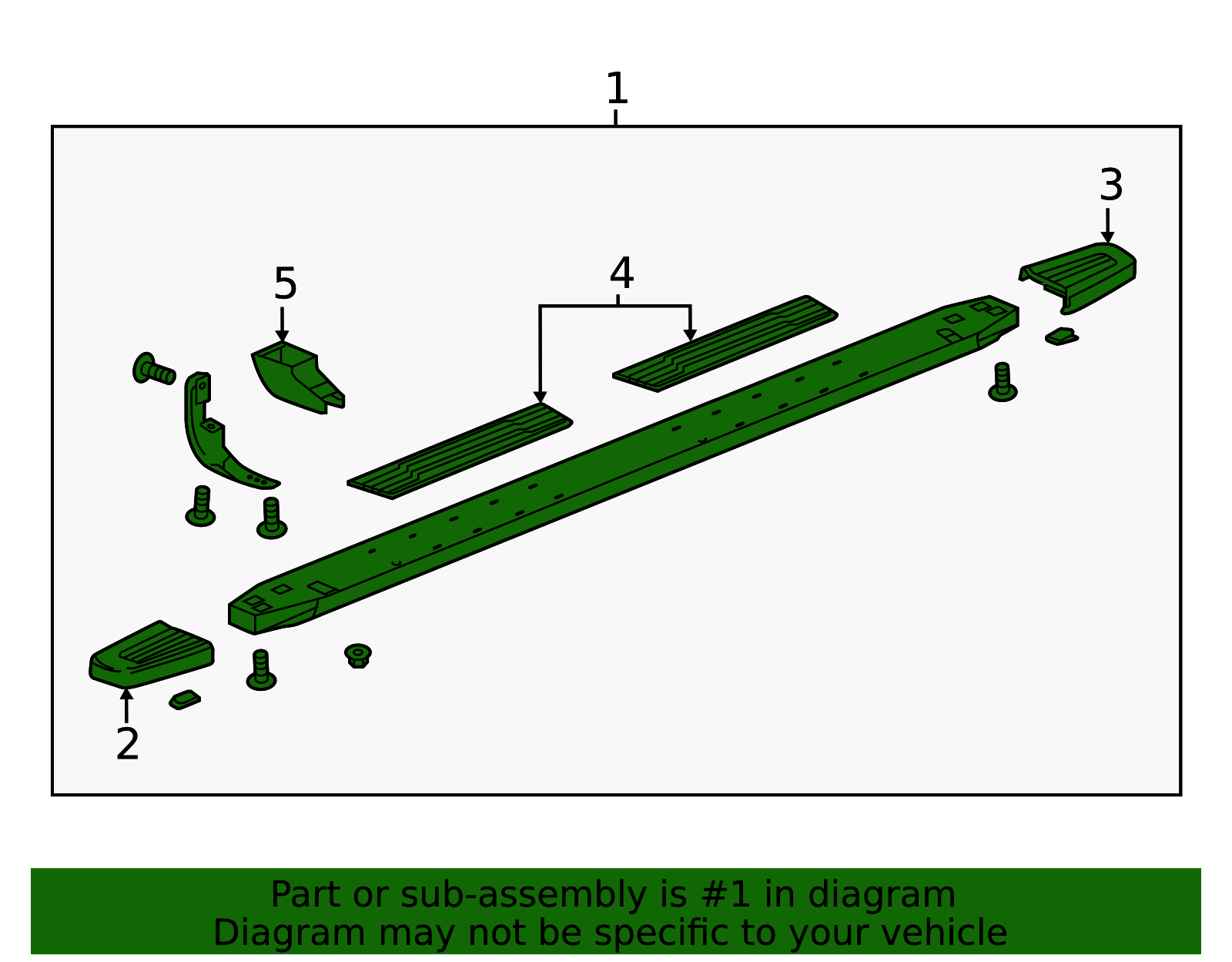 2019-2025 GM Running Board Step 84011395 | GM Parts Center