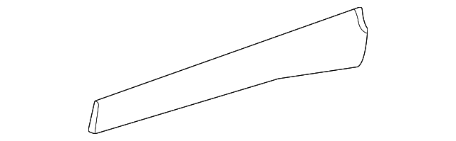 75742-0E903 - 2020-2024 Toyota Highlander - Outer Molding | Nucar ...