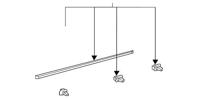 2020-2025 Toyota Highlander Door Molding Seal 67897-0E041 | Toyota ...