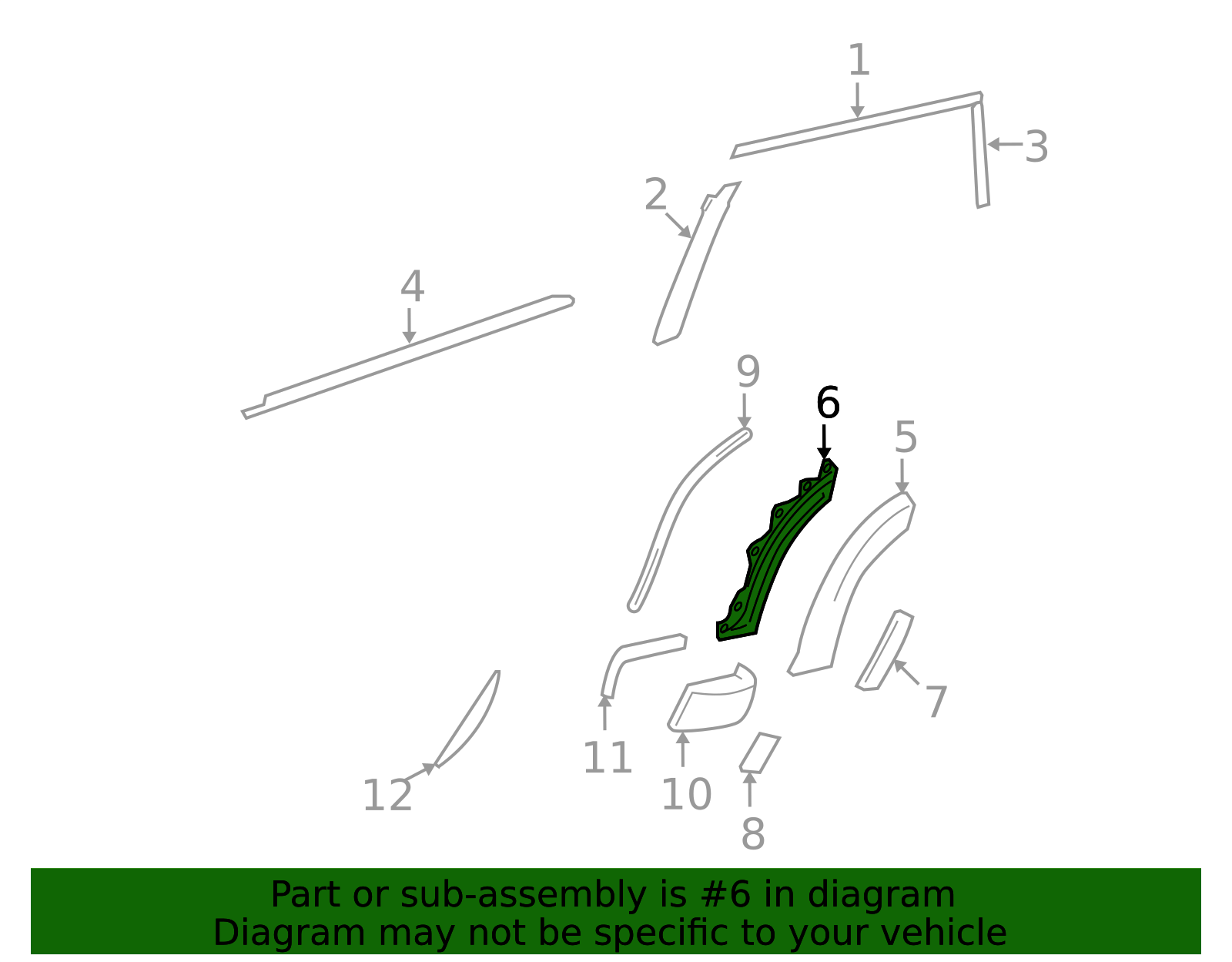 2006-2012 Toyota RAV4 Flare Retainer 75879-0R010 | MotorMotor