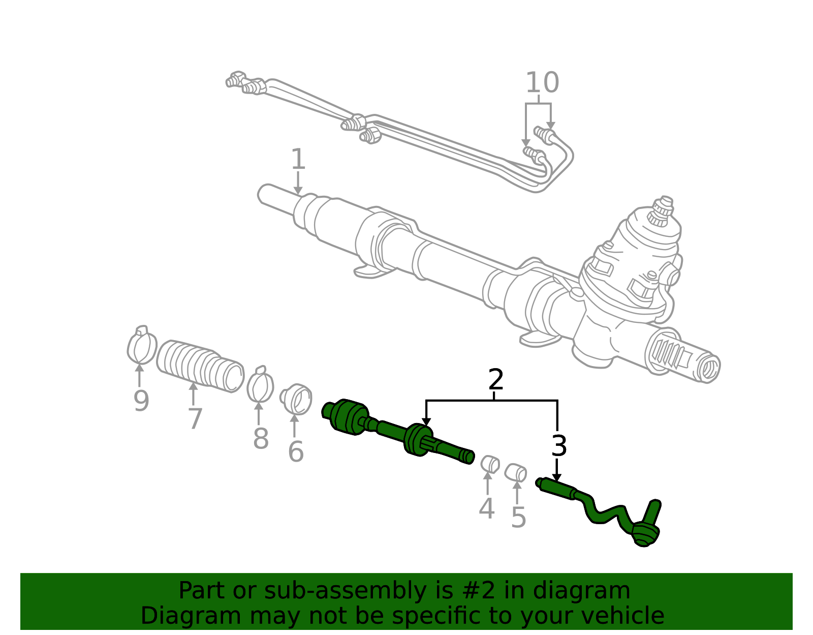 32-11-1-139-315 - Tie Rod Assembly - 1992-2002 BMW | Buy BMW Parts Now