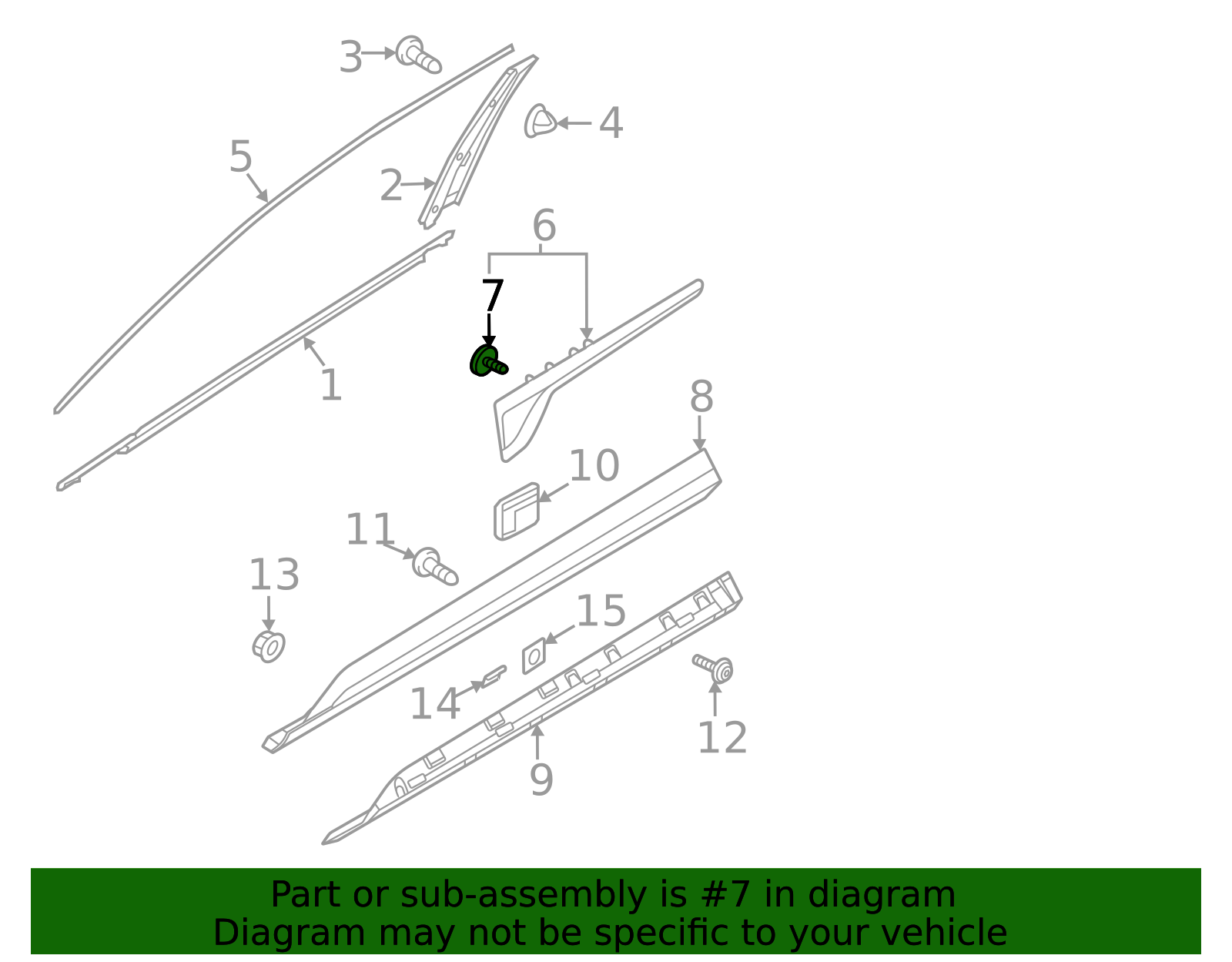 12492-04107E - Upper Molding Screw 2019-2025 Kia | Kia.Parts Store