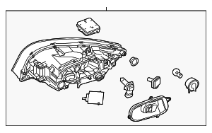 31698828 - Headlamp Assembly - 2014-2018 Volvo | Volvo OEM Parts Direct