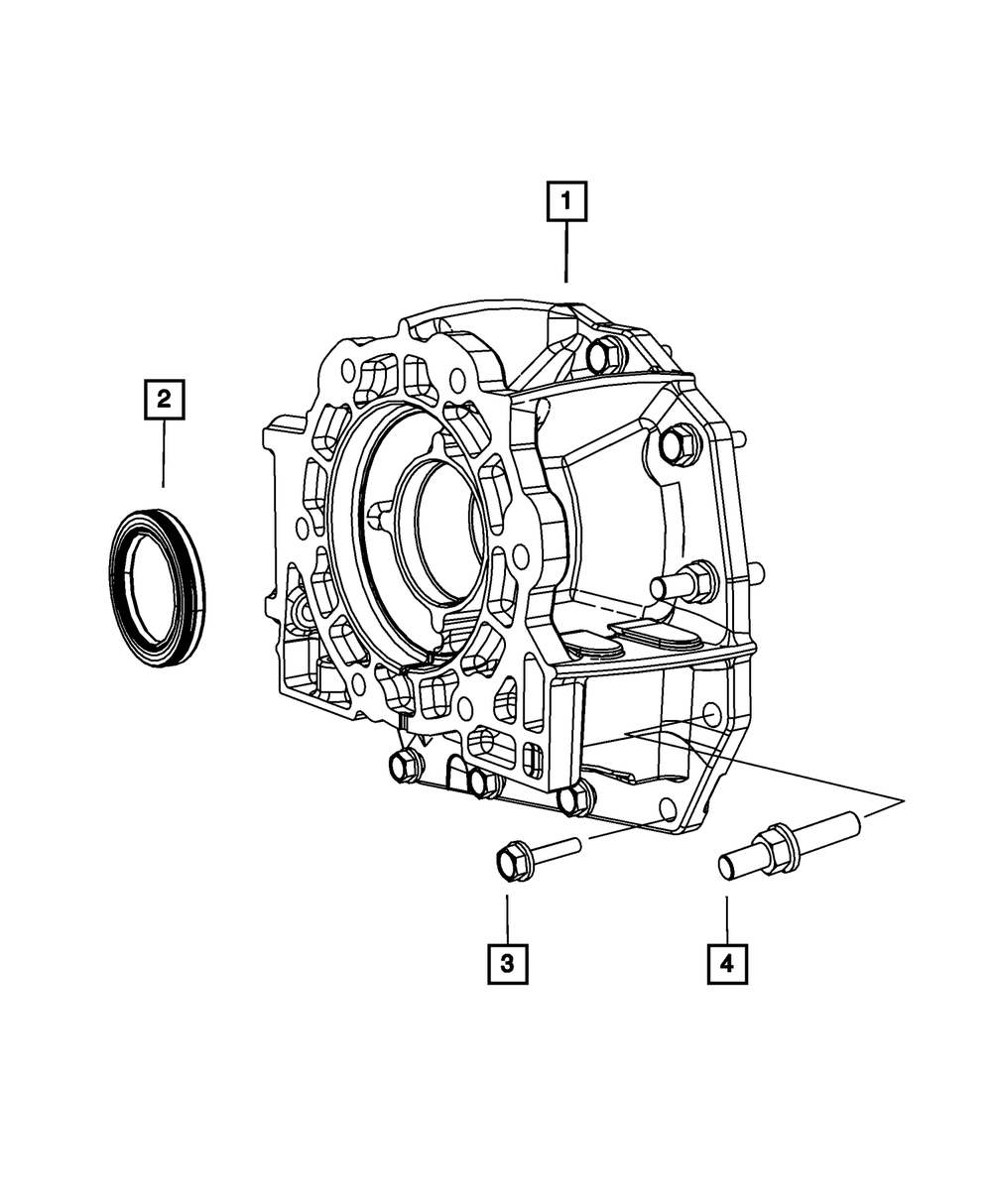 52107719AC - Transfer Case Adapter The Official Mopar eStore