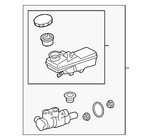 2019-2025 Toyota Corolla Master Cylinder Assembly 47201-02860 | Lithia ...