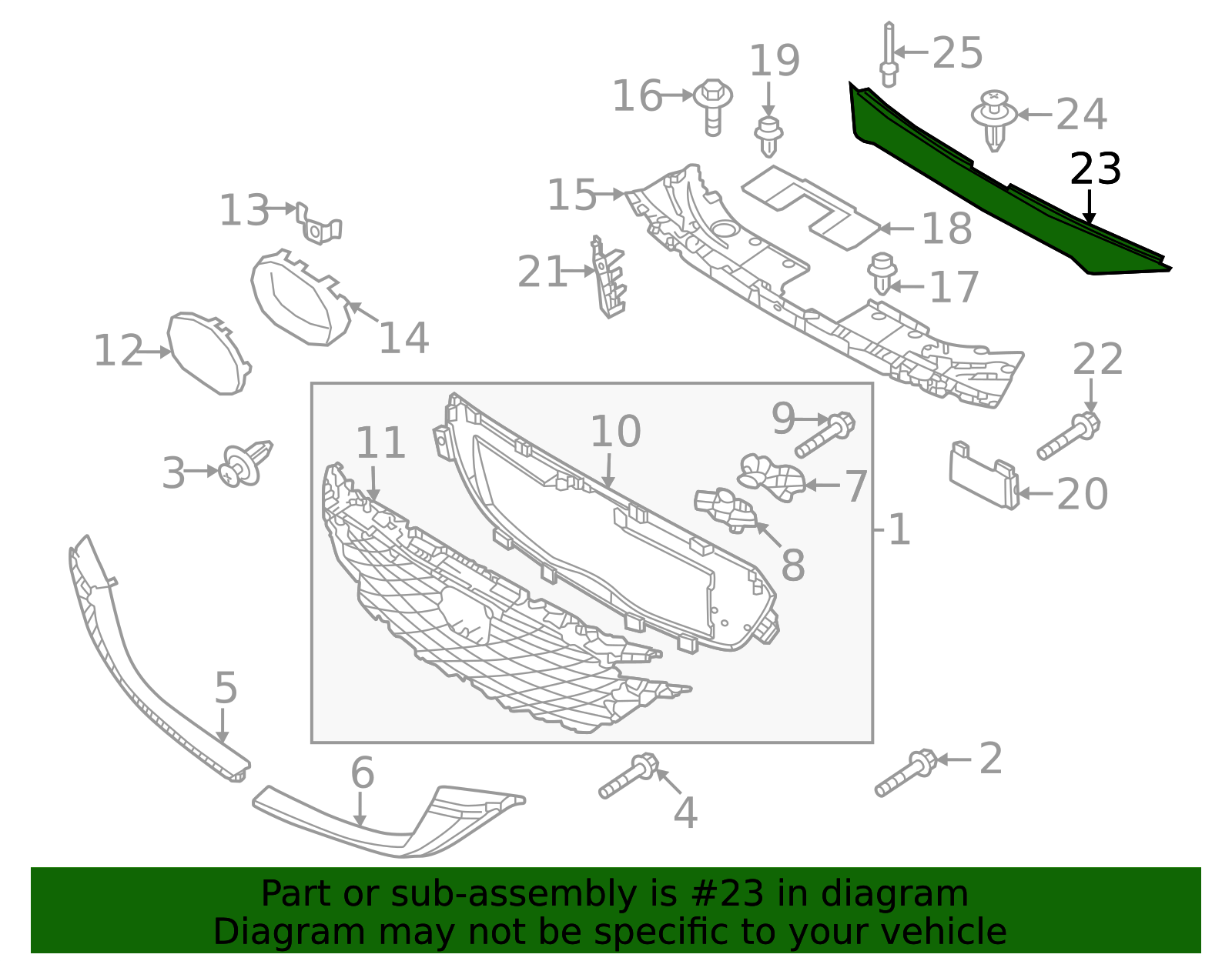 2022-2025 Mazda CX-5 Grille Up.Radiator KSD4-50-7E1A-9U | OEM Parts Online