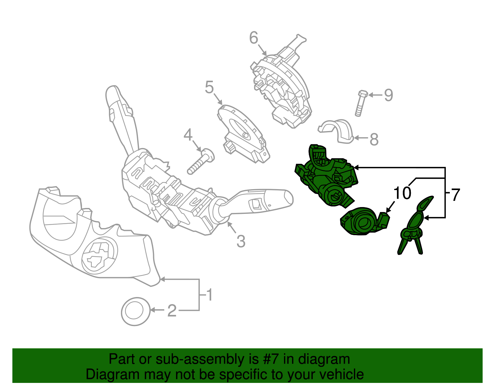 81900-C6B00 - Lock Housing 2016-2020 Kia Sorento | Kia.Parts Store