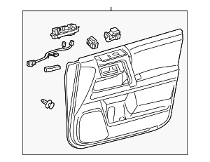 2023-2024 Toyota 4Runner Door Trim Panel 67610-35D22-C3 | Toyota Parts ...