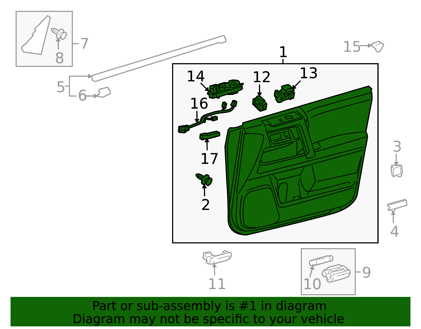 Door Interior Trim Panel 67620-35C30-C2 | OEM Parts Online