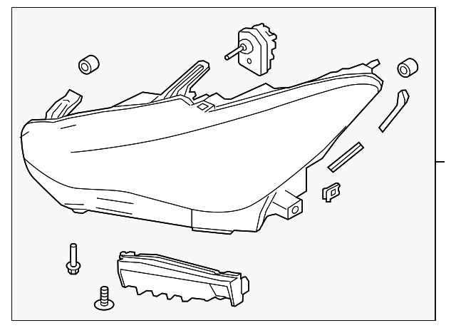 26010-5CH0A - Headlamp Assembly 2017-2020 Infiniti Q60 | Official ...