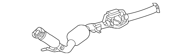 2020-2025 Toyota Highlander Front Pipe 17410-F0290 | Toyota Parts Center