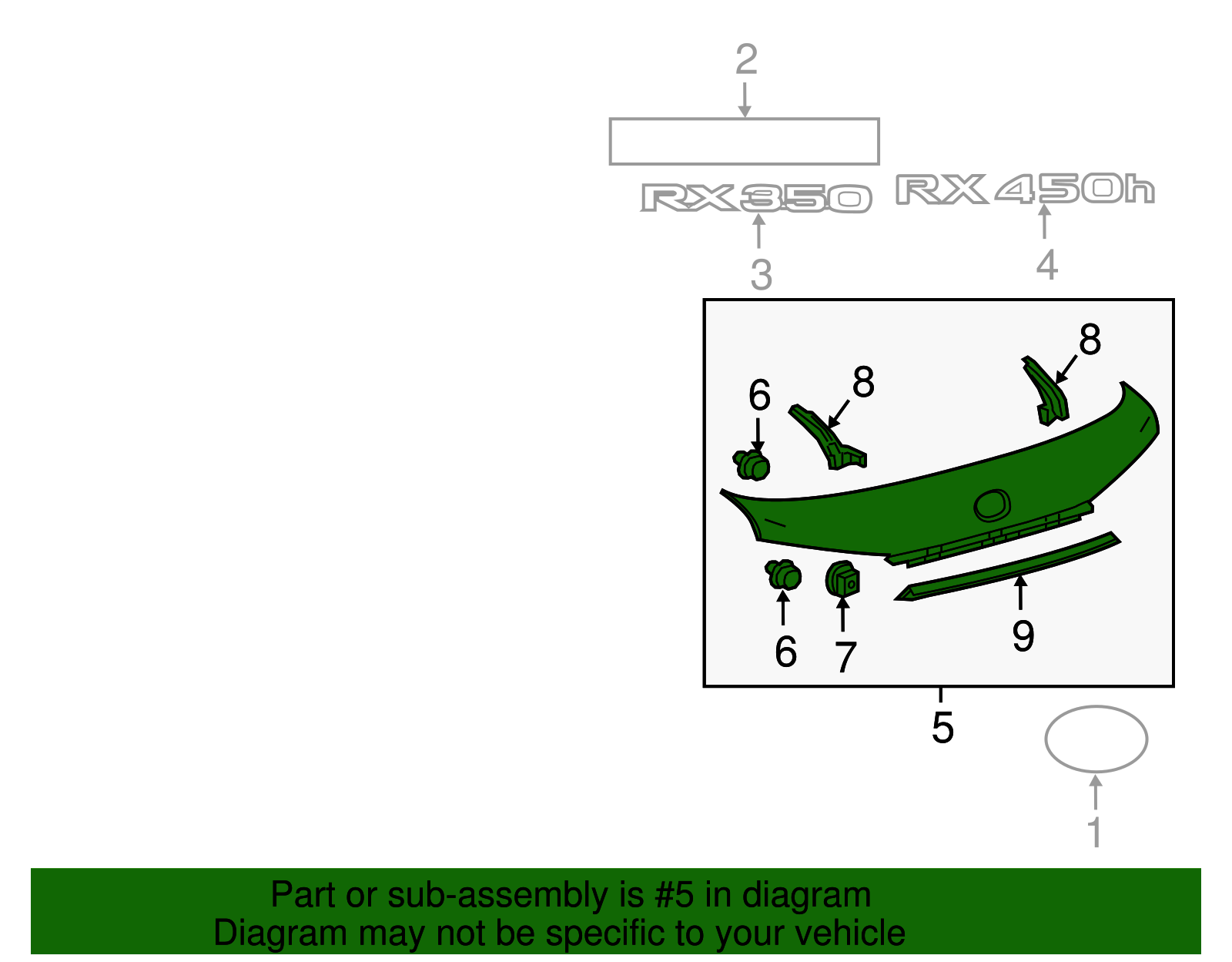 76801-0E290-C1 - Molding Assembly 2016-2019 Lexus | Lexus Parts Outlet