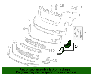 2020-2022 GMC Acadia Lamp Bezel 85516391 GM | GMPartsDirect.com