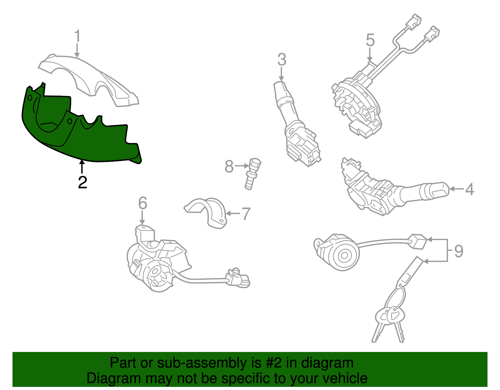 2011-2016 Hyundai Lower Column Cover 84852-3X000-RY | Joseph Airport ...