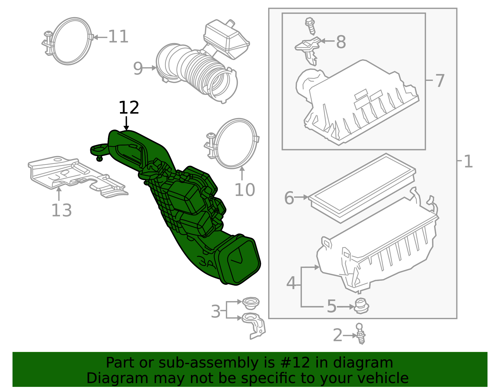 17750-25150 - High-Quality Air Inlet for 2023-2025 Toyota | AutoNation ...