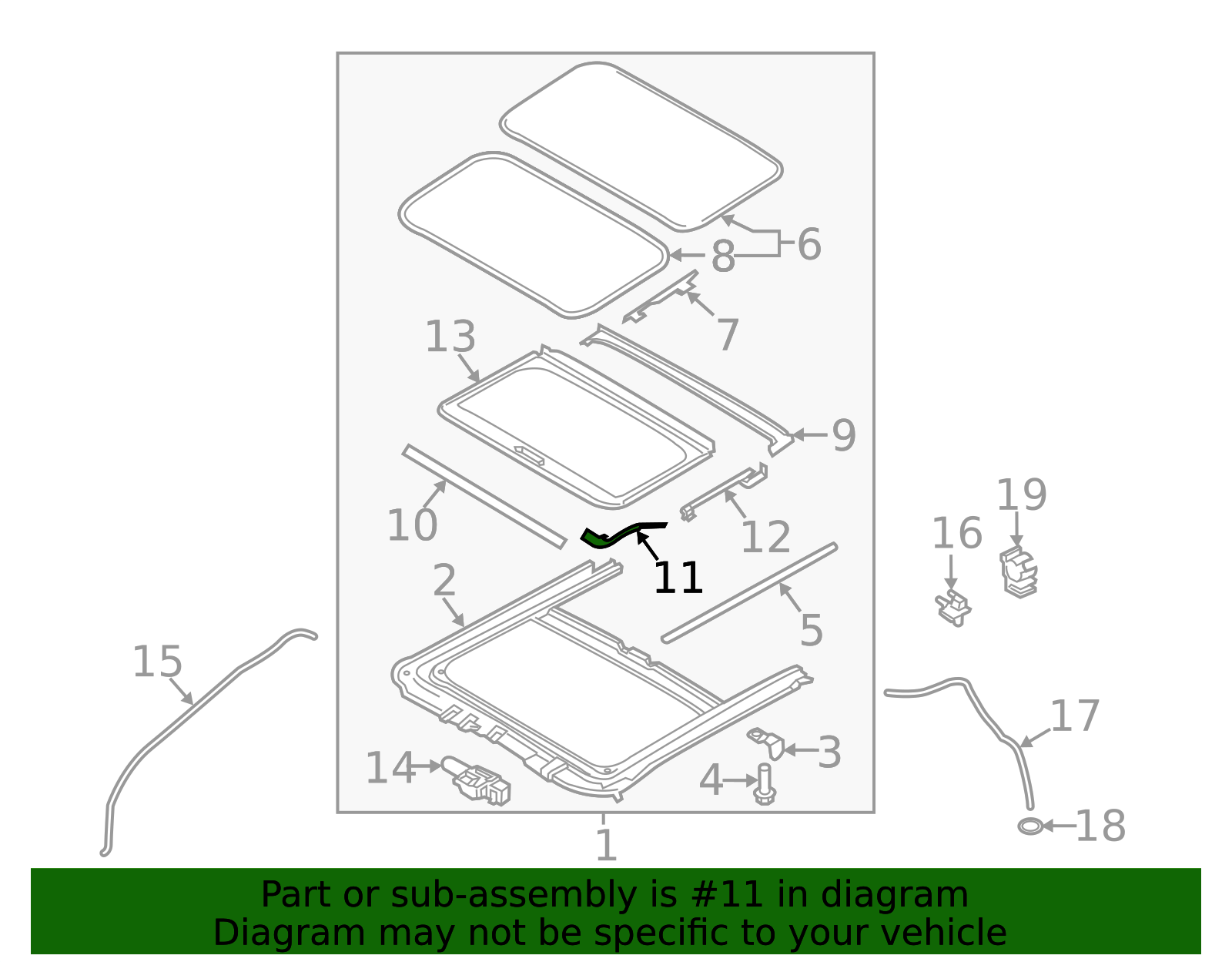 81642-0U000 - Deflector Link Assembly - 2012-2017 Hyundai Accent ...