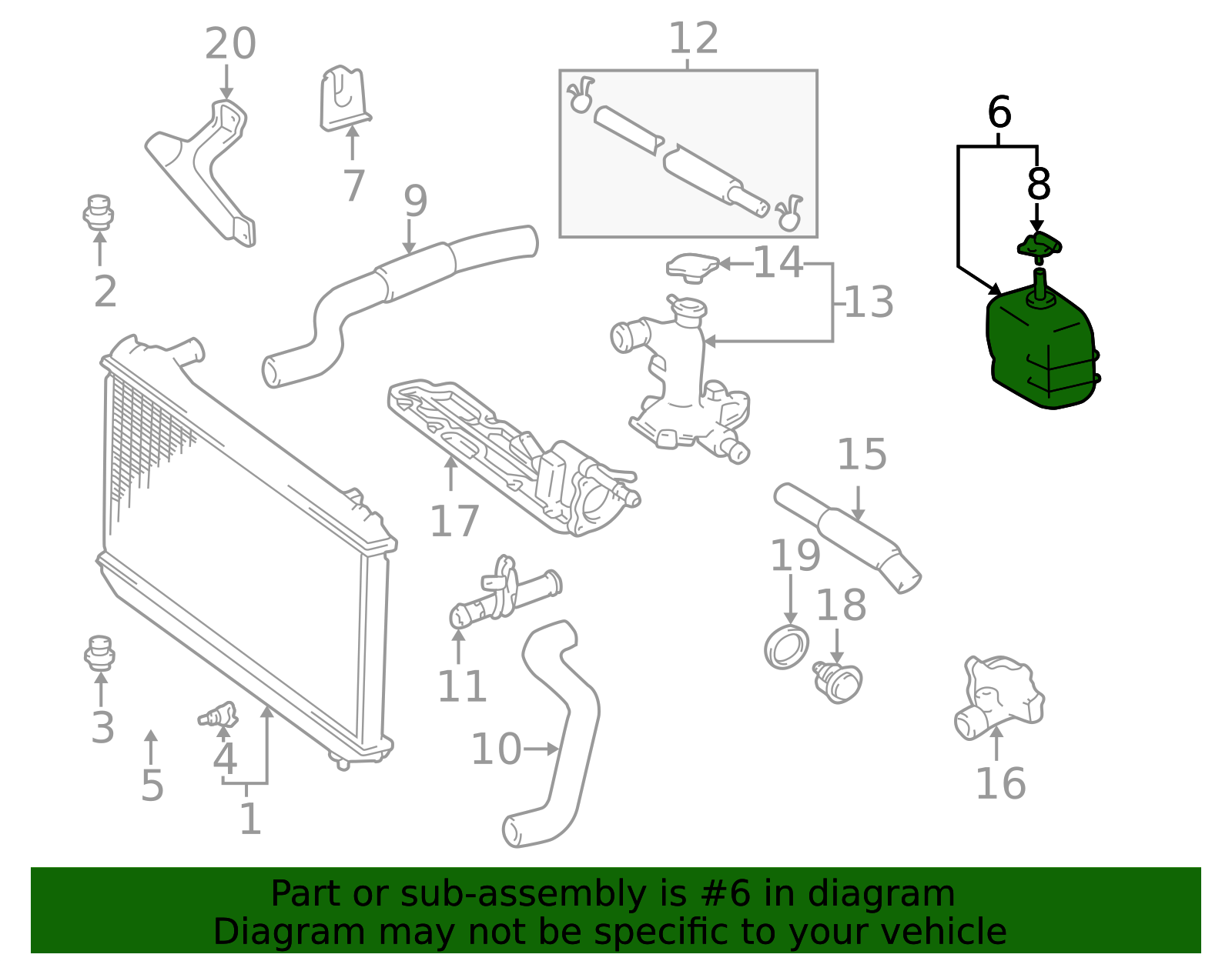 2004-2006 Toyota Camry 2004-2006 Toyota Camry - Reservoir Assembly ...