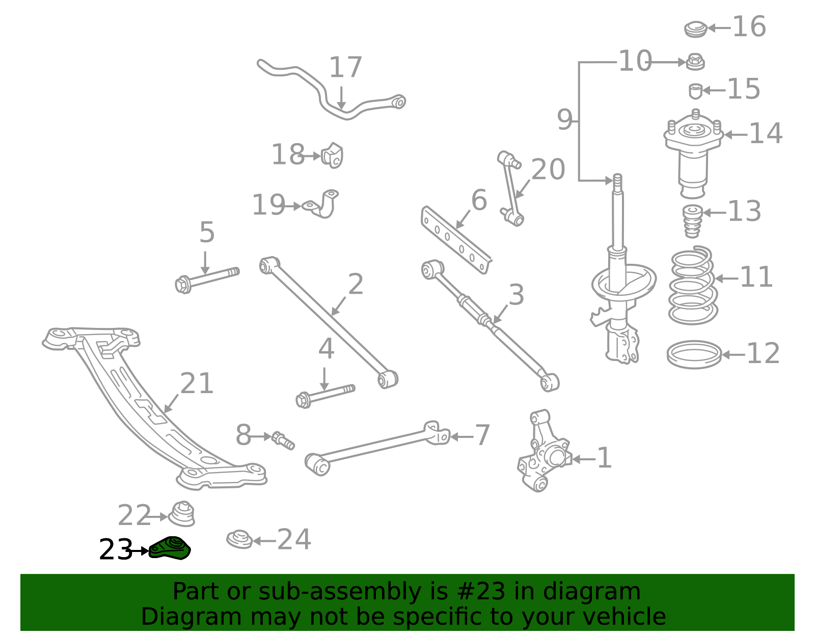 1992-2003 Toyota Suspension Cross-Member Retainer 52203-33010 | MotorMotor