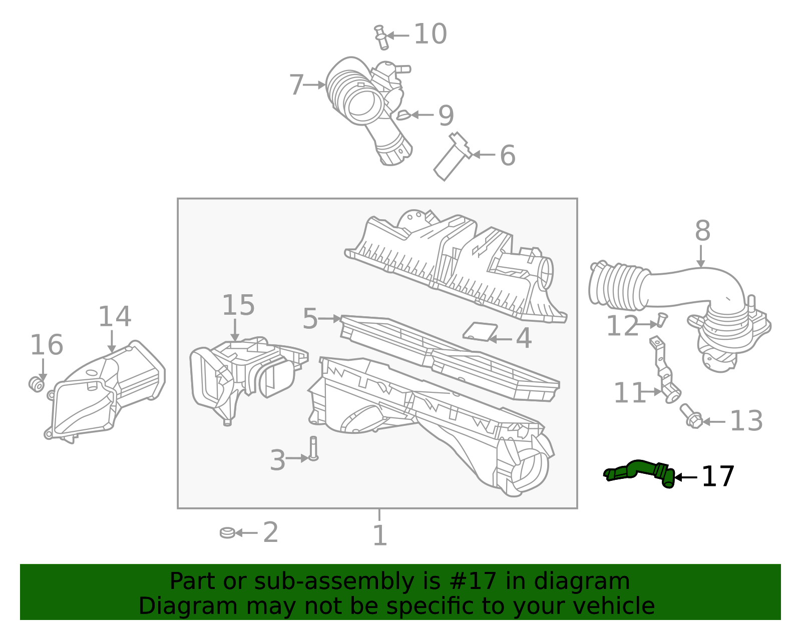 12638542 - 2022-2024 Cadillac CT4 - Positive Crankcase Ventilation (PCV ...