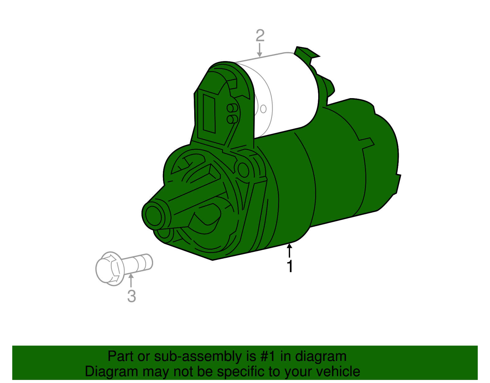 2014-2016 Kia Starter 36100-2E121RU | QuirkParts