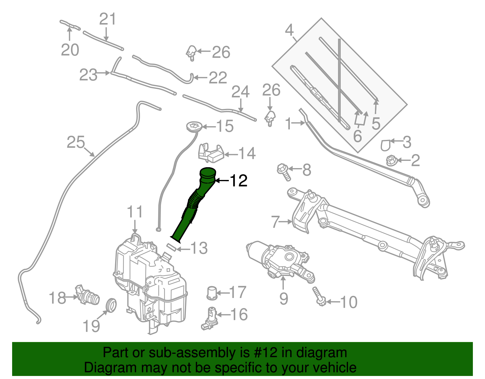 BHN9-67-484 - Filler Tube 2014-2018 Mazda 3 | Florida Mazda Parts
