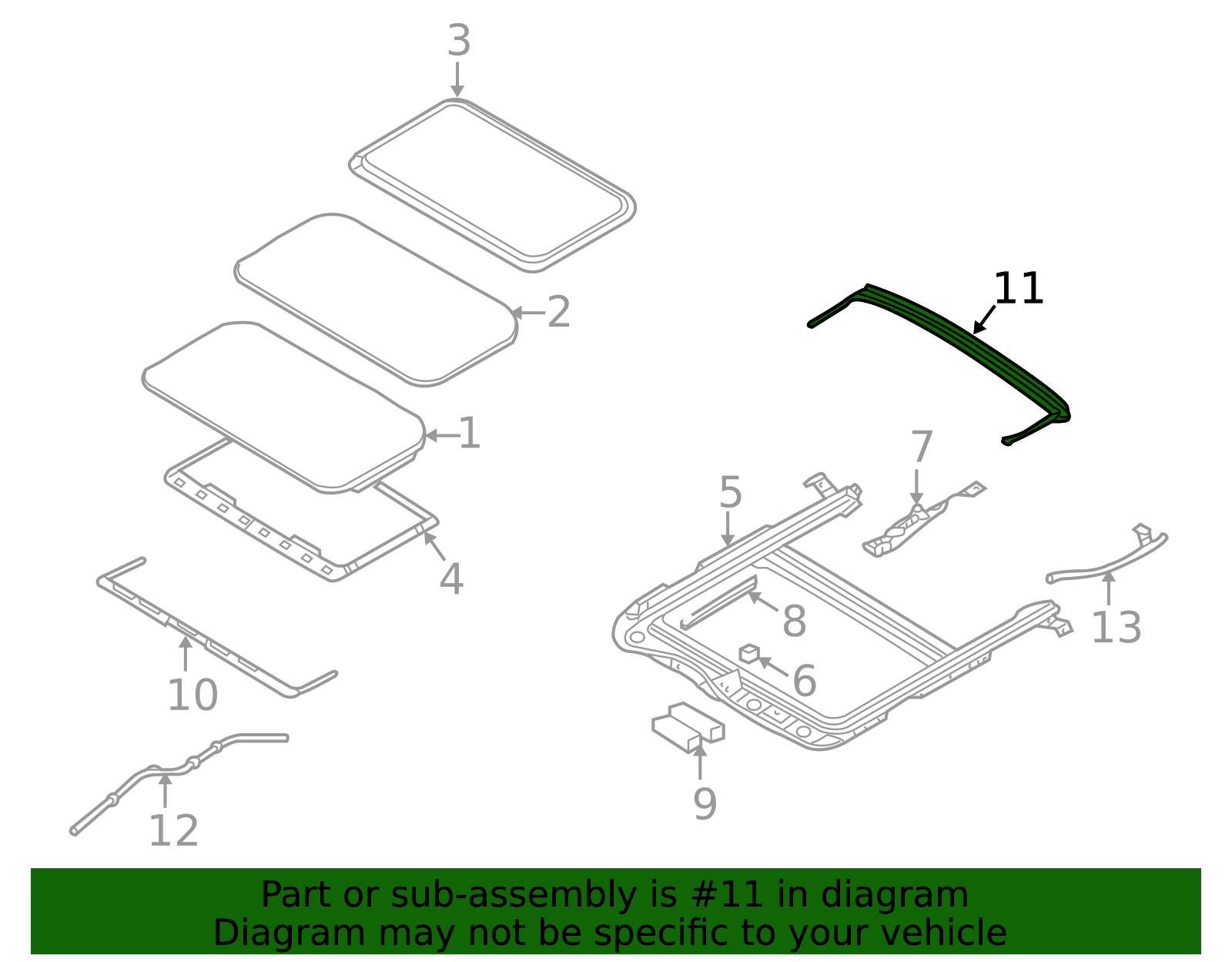 Drip Channel 7F9Z-7454022-A | Awesome Parts Ford