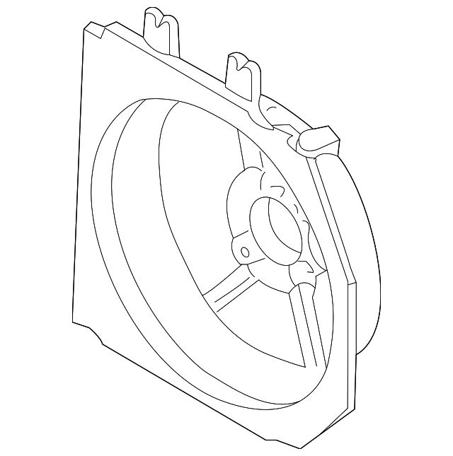 ZL01-15-210B - 1999-2003 Mazda - Fan Shroud | Mazda Part Direct