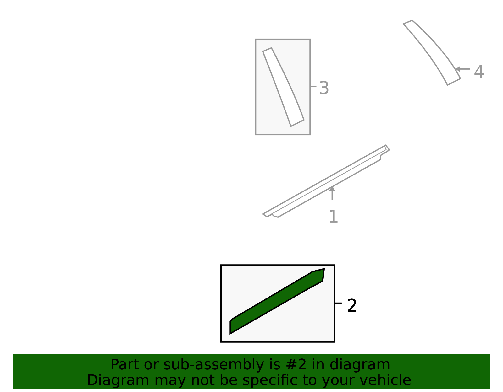 2007-2014 Ford Side Molding 7T4Z-7825557-BA | Awesome Parts Ford