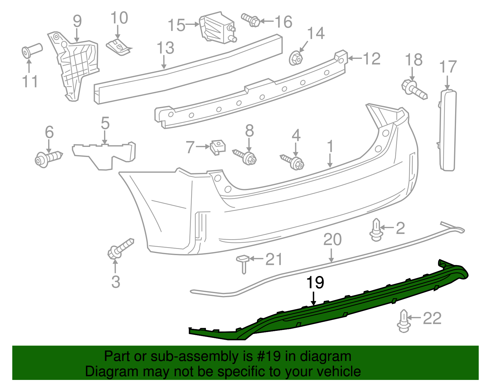 Genuine Toyota Spoiler part# 76891-47040 for 2015-2017 Toyota Prius V ...