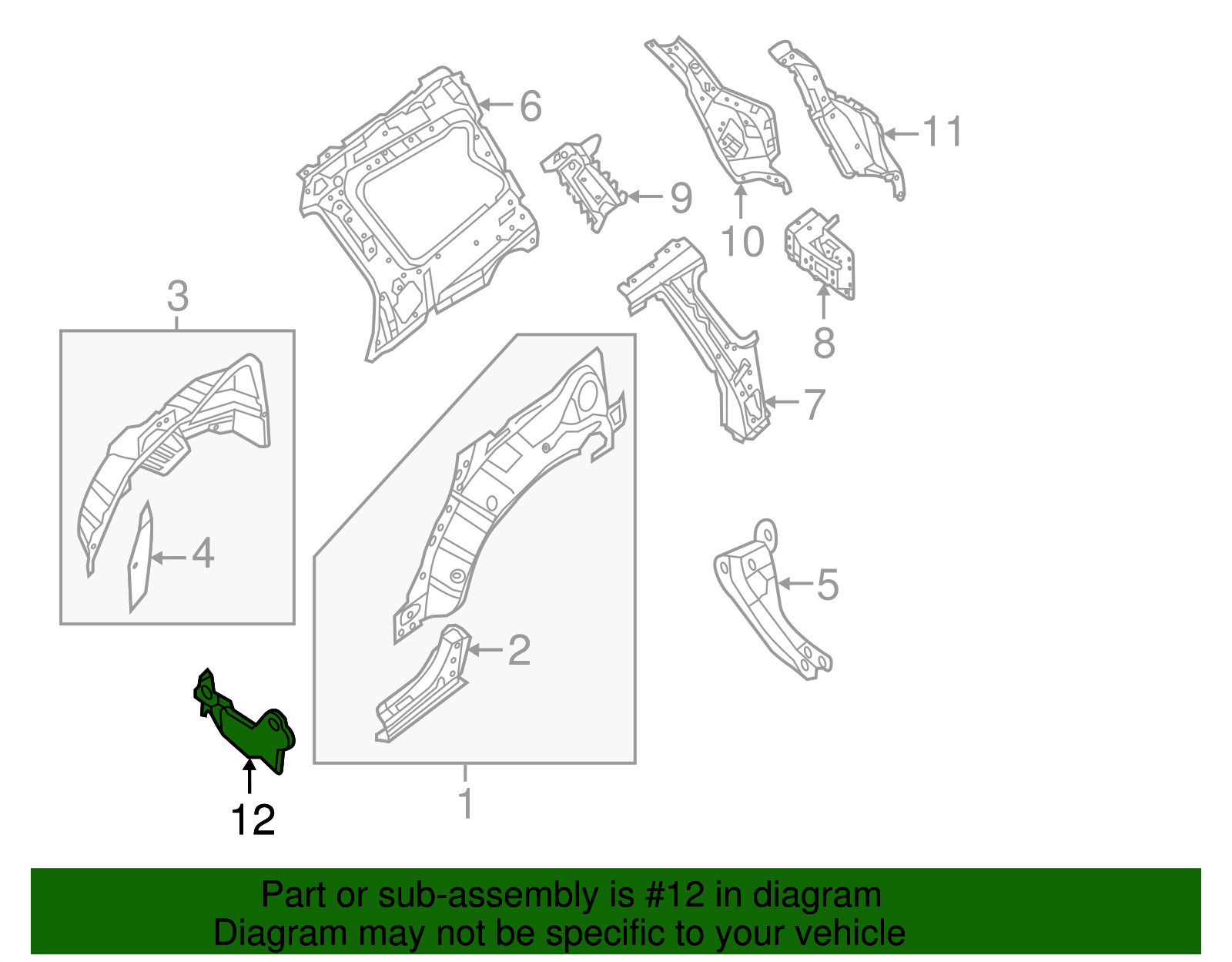 2013-2020 Nissan Pathfinder Air Guide 62822-9NJ0A | Nissan RVA