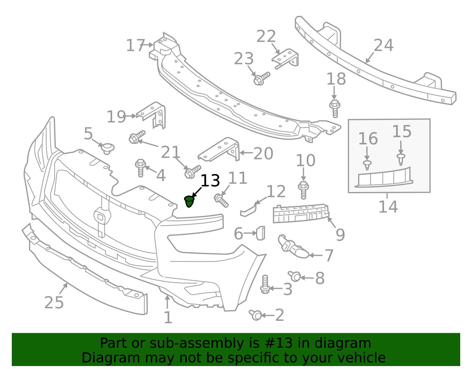 68399-CF40A - Stay Bracket Rivet 2011-2025 INFINITI | Official INFINITI ...