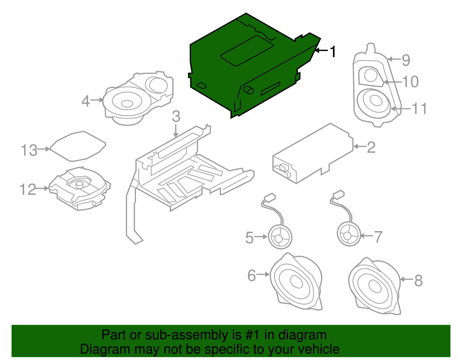 65-12-9-325-978 - Receiver 2014-2018 BMW | BMWPartsDirect.com