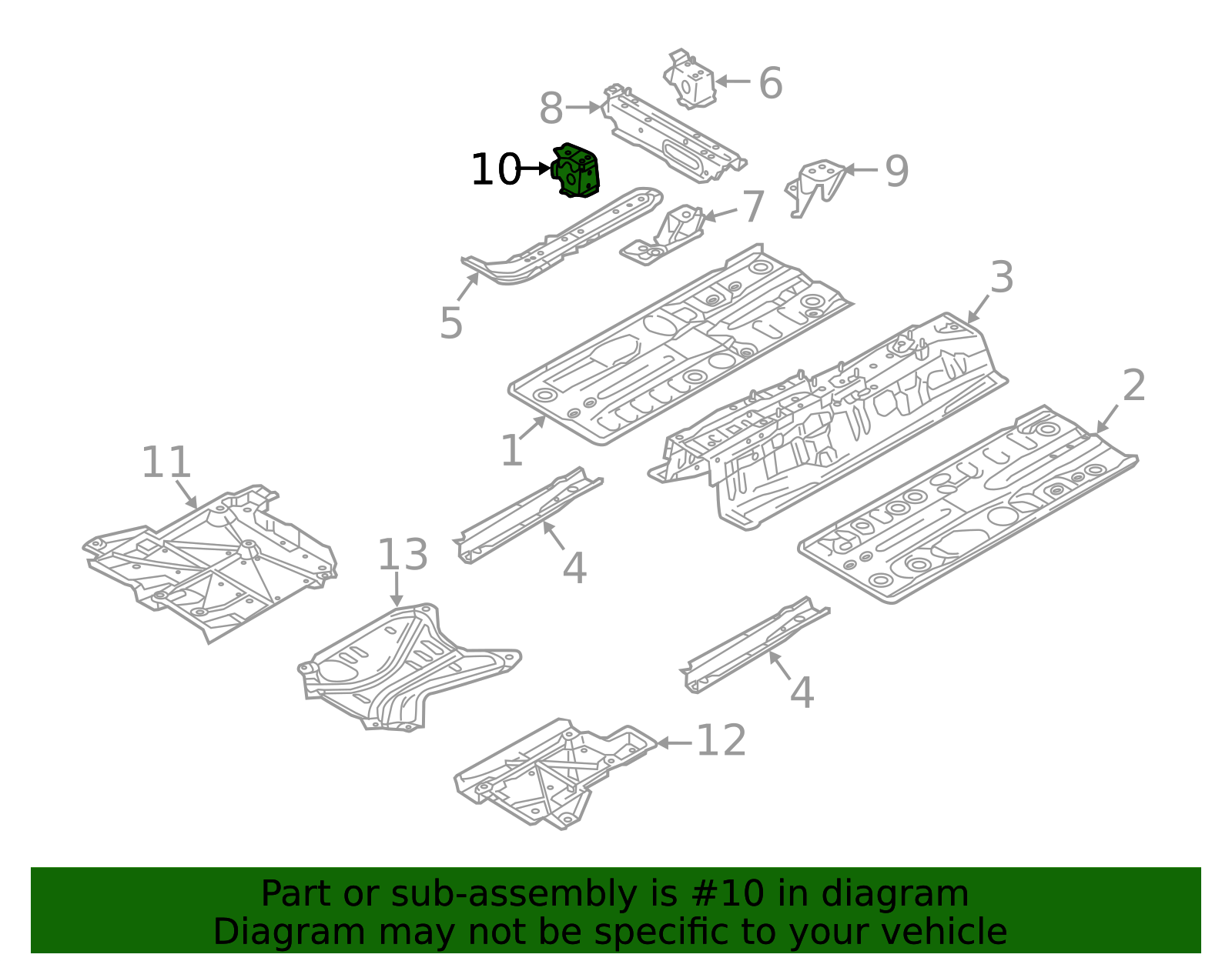 57475-WB001 - Plate 2016-2020 Toyota | Bam Wholesale Parts