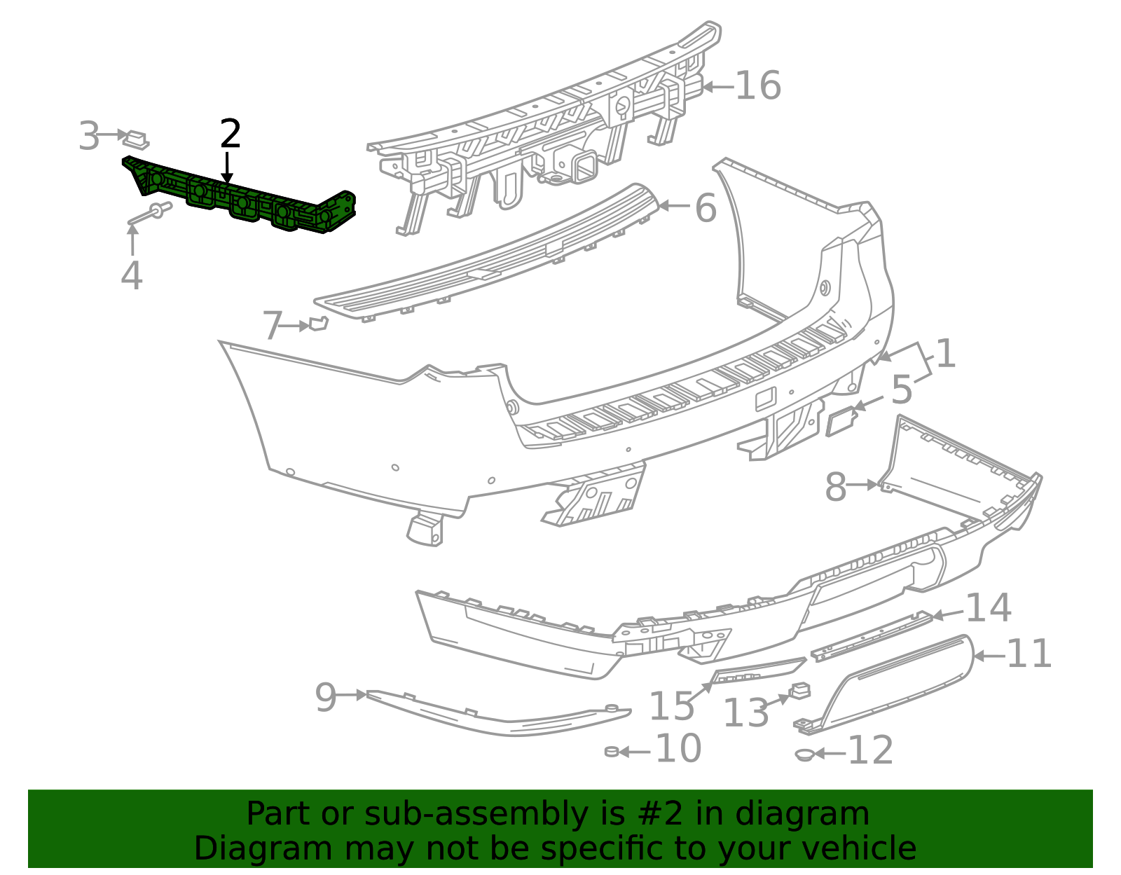 2021-2024 Cadillac Escalade ESV Guide Bracket 85115424 | Shop Matick ...