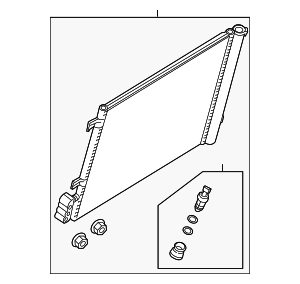 2014-2019 Chevrolet Corvette Air Conditioning Condenser 23237860 ...