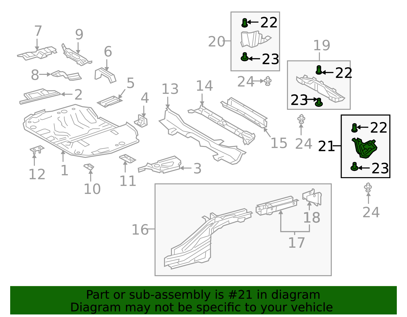 2019-2024 Lexus Under Cover 58399-76010 | OEM Parts Online