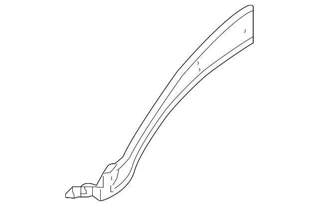 64573-C1000 - 2016-2017 Hyundai Sonata - Apron Panel | Conicelli Hyundai