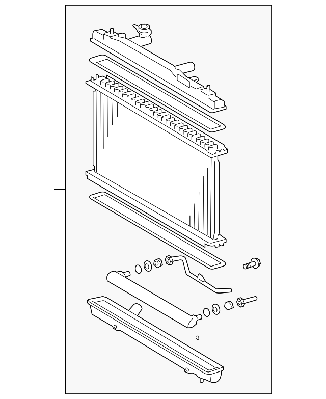 2005-2012 Toyota Radiator Assembly 16400-AD010 | Toyota Parts Center
