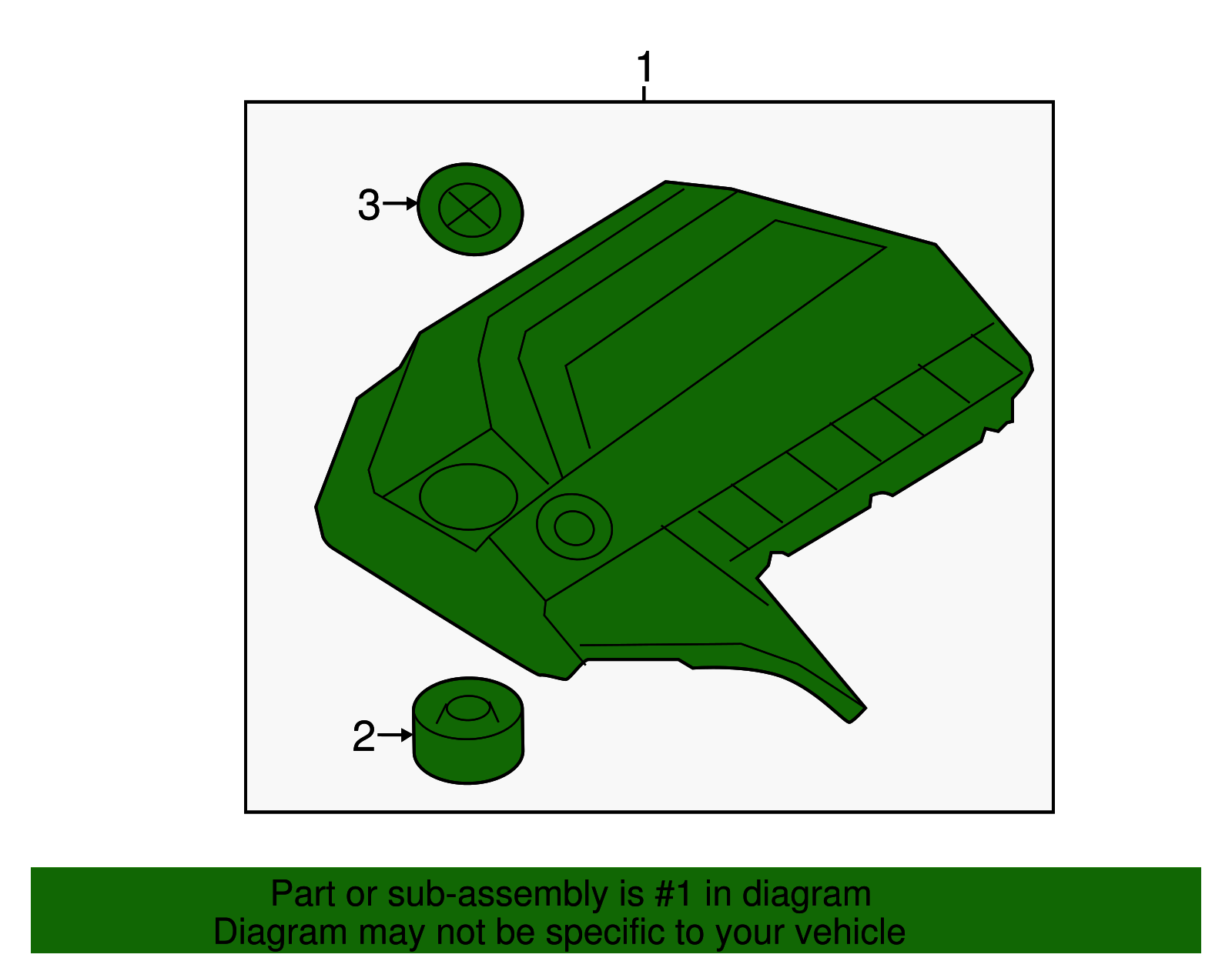 2010-2019 BMW Engine Cover 11127607447 | OEM Parts Online
