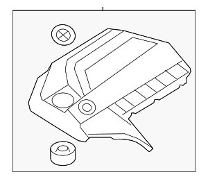 11127607447 - 2010-2019 BMW Engine Cover (11-12-7-607-447) | BMW of ...