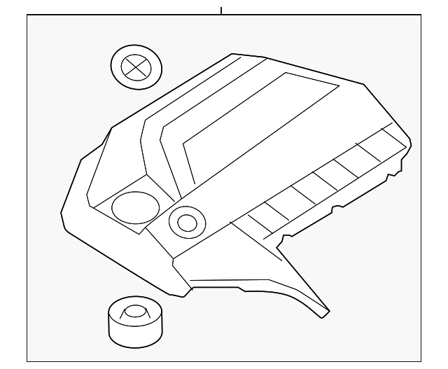 11-12-7-607-447 - Engine Cover - 2010-2019 BMW | Buy BMW Parts Now